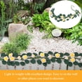 HINTRMENT 2pcs Artificial Miniature Roses Fake Flowers Resin for ...