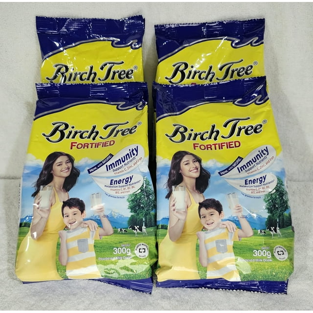 Birch Tree Fortified Powdered Milk Drink 300g x 4 Packs with Immunity ...