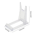 10pcs Clear Display Easels Adjustable Plastic Stand Picture Frames Rack ...