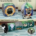 Kitty City Jungle Collapsible Play Combo: Indoor Cat Toy House with ...