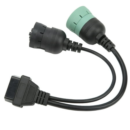 OBD2 Y Splitter Scanner Cable, Long Service Life OBDII 6Pin 9Pin Cable ...