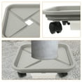 Raindrops Plant Stand Outdoor Heavy Duty Wheels Holder Large Caster ...