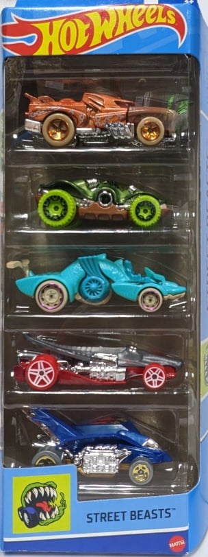 Hot Wheels 5 pack Street Beasts - Walmart.com