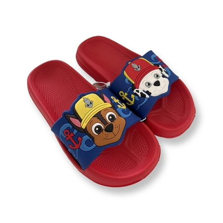 Paw Patrol Boys Slide Sandals - Red | Walmart Canada