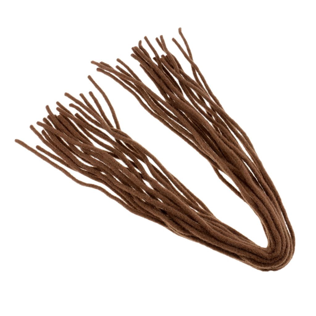 20x Extensiones de cabello do sintético Dreadlock de largo para Hippie ...