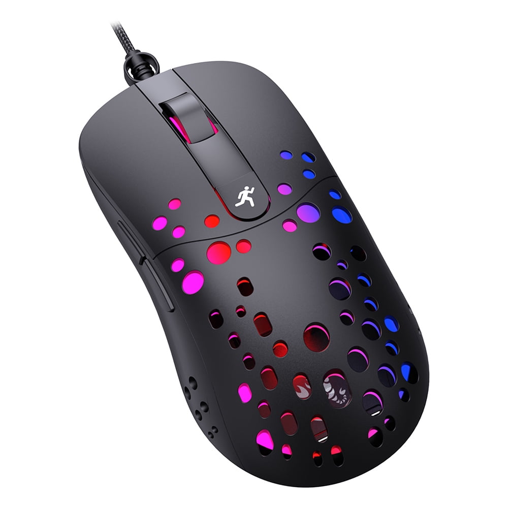 Ratón gamer HXSJ A904 con cable - Iluminación RGB personalizable - 6 ...