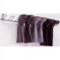 Rack'Em Metal Wall Mounted 4 Pair Boot Holder and Shoe Shelf - Walmart.com
