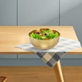 BESTYASH Golden Stainless Steel Salad Bowl with Japanese Hammered ...