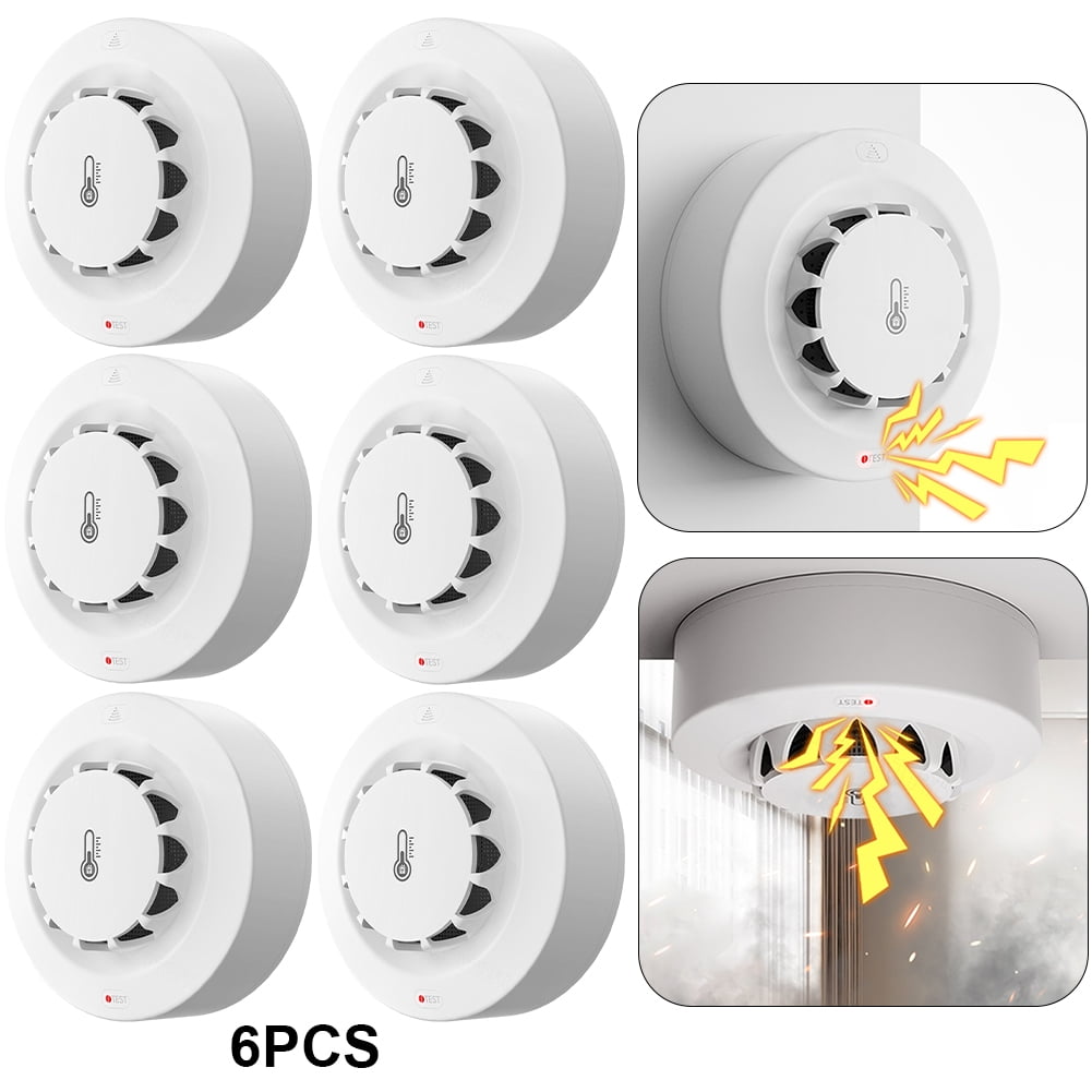Detector Humo Con Sensor Temperatura Y Humedad 2 4 GHz Advertencia ...
