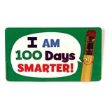 Classroom Stickers 25/Pkg-I Am 100 Days Smarter! - Walmart.com