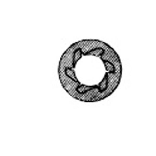 W & E Sales 5925 Push Nut Bolt Retainers, 8 Mm, O.D-2 4 mm., Package Of ...