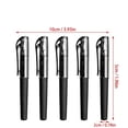 Retractable Neutral Ink Pens , Medical Grade Quick-Drying Ink Pens 5 ...