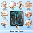 Luniquz EMS Foot Massager Mat, Wireless Neuropathy Stimulator, Improves ...
