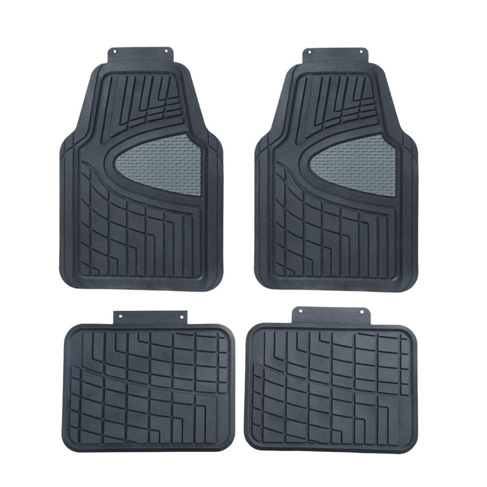 FH Group Premium Floor Mats Tall Channel Trimmable Rubber Mats - Full ...