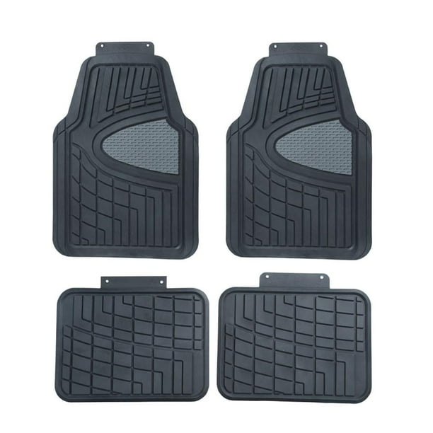 FH Group Premium Floor Mats Tall Channel Trimmable Rubber Mats - Full ...