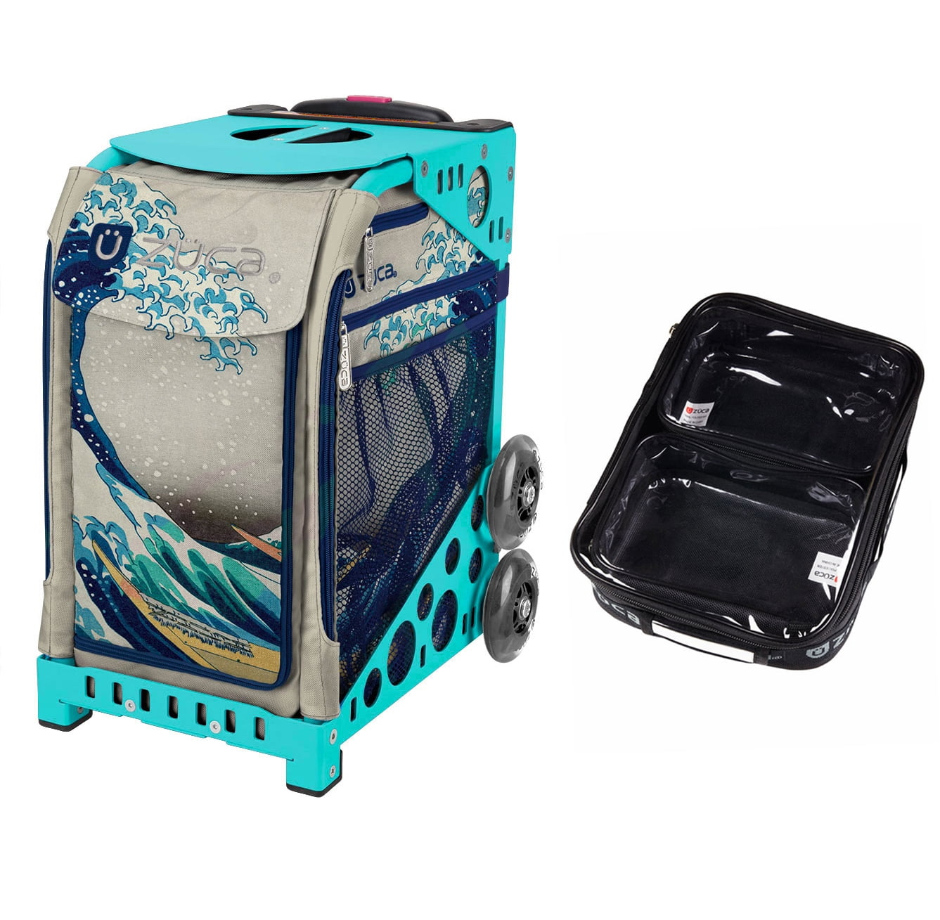 Zuca 18" Sport Bag - Great Wave with 1 Large and 2 Mini Utility Pouches ...