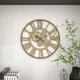 CosmoLiving by Cosmopolitan 32" Gold Metal Gear Wall Clock - Walmart.com