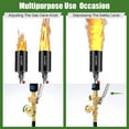 Propane Torch Weed Burner Kit, Self-igniting Flamethrower with 10FT ...