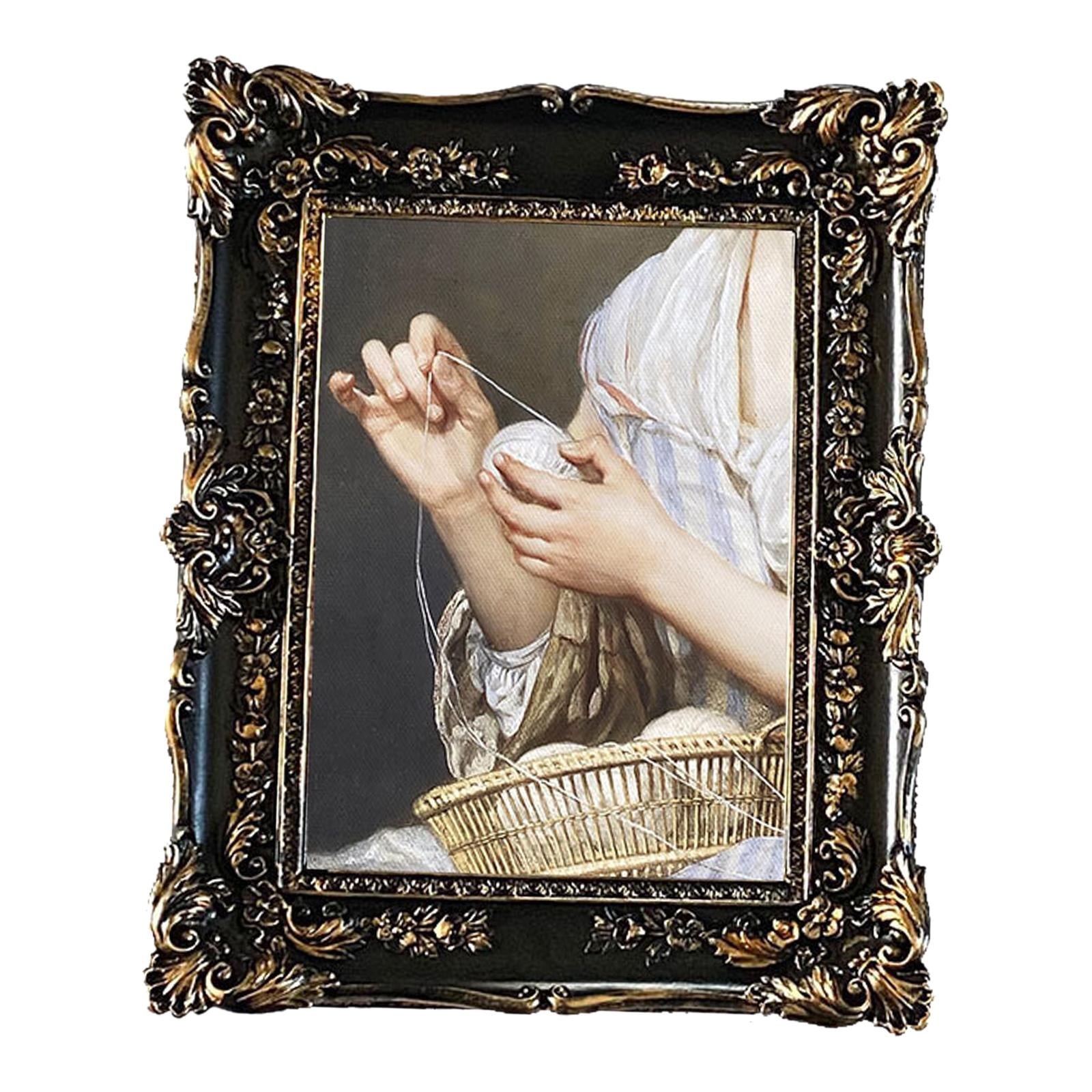 Click here for Dolity Resin Photo Frame 5x7 Carved Antique Ornate... prices