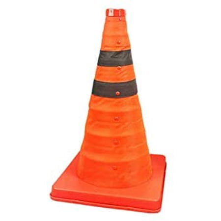 1Pack 18 Inch Collapsible Traffic Cone/Traffic Cone Sign/Multi-Purpose ...
