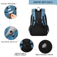ALAZA Wolf Basketballs School Laptop Backpack Travel Bag Casual Student ...
