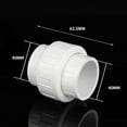 PVC Union Water Supply Pipe Joint Connectors for 25/32/40/50mm Sizes ...