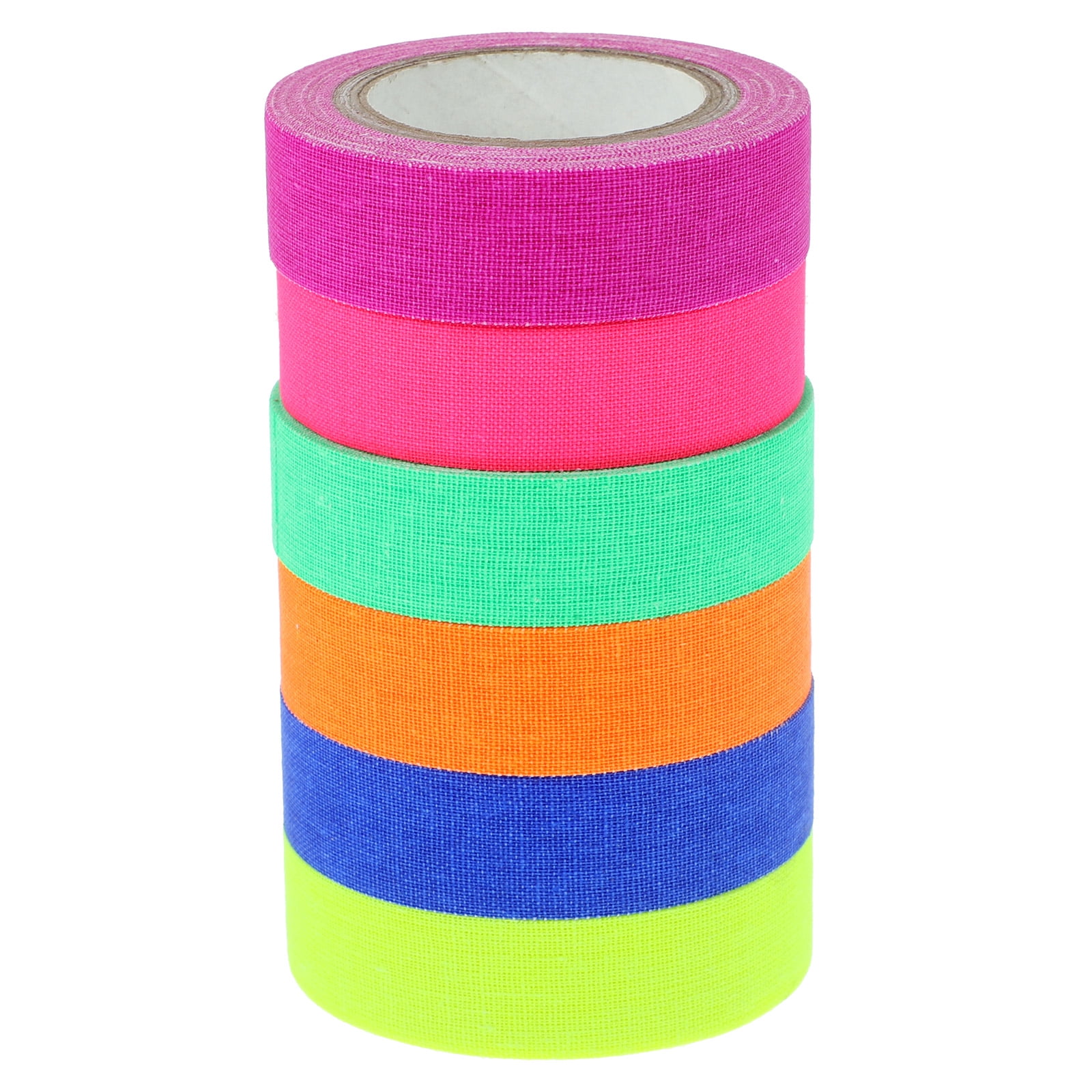 6 Rolls UV Blacklight Tape Fluorescent Tapes Neon Cloth Tape ...