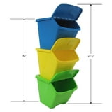 30 Gallon Stackable Recycle Storage Bins 3 PC Set - Walmart.com