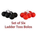 MD Sports Foldable Ladder Toss Game, Red, Green and Black - Walmart.com