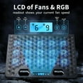 Laptop Cooling Pad, Gaming Laptop Fan Cooling Pad with 15 Quiet Fans ...
