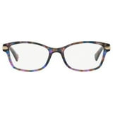 Coach Womens Rectangle Eyeglasses HC 6065 Plastic Frames, Dark Tortoise ...