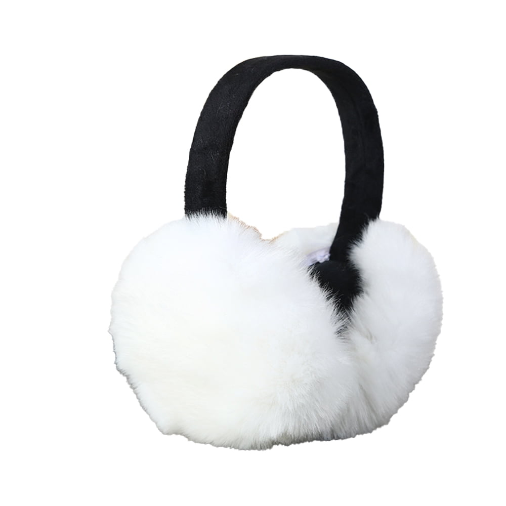 Fluffy Ear Muff For Women Plush Foldable Earmuffs Kids Winter Earmuffs ...