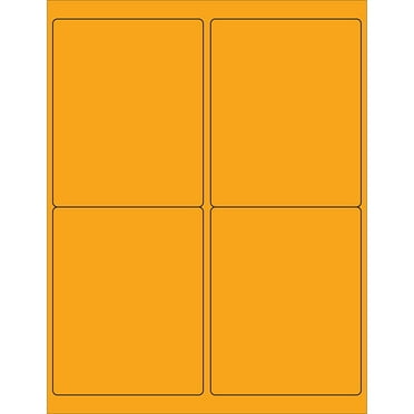 Tape Logic Laser Label,Rect,4x2",Pastel Blue,PK1000 LL178BE - Walmart.com