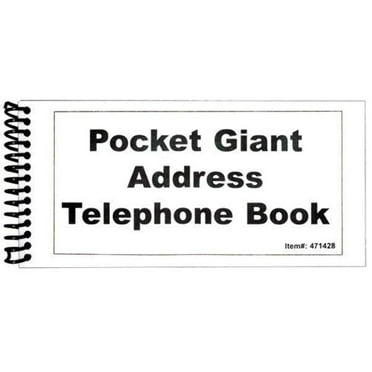 Medium Size Personal Phone and Address Book with Alphabetical Entries ...