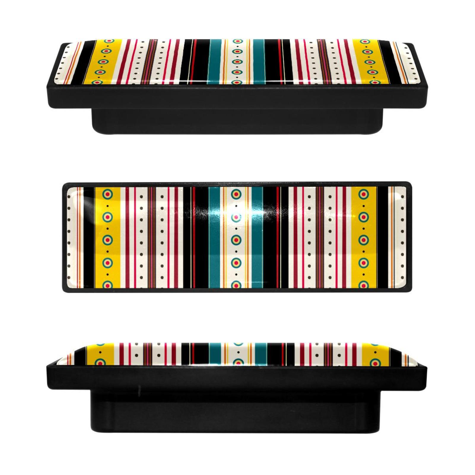 4 Pcs Rectangle Cabinet Handle Cupboard Knob Drawer Pulls Handle Retro ...