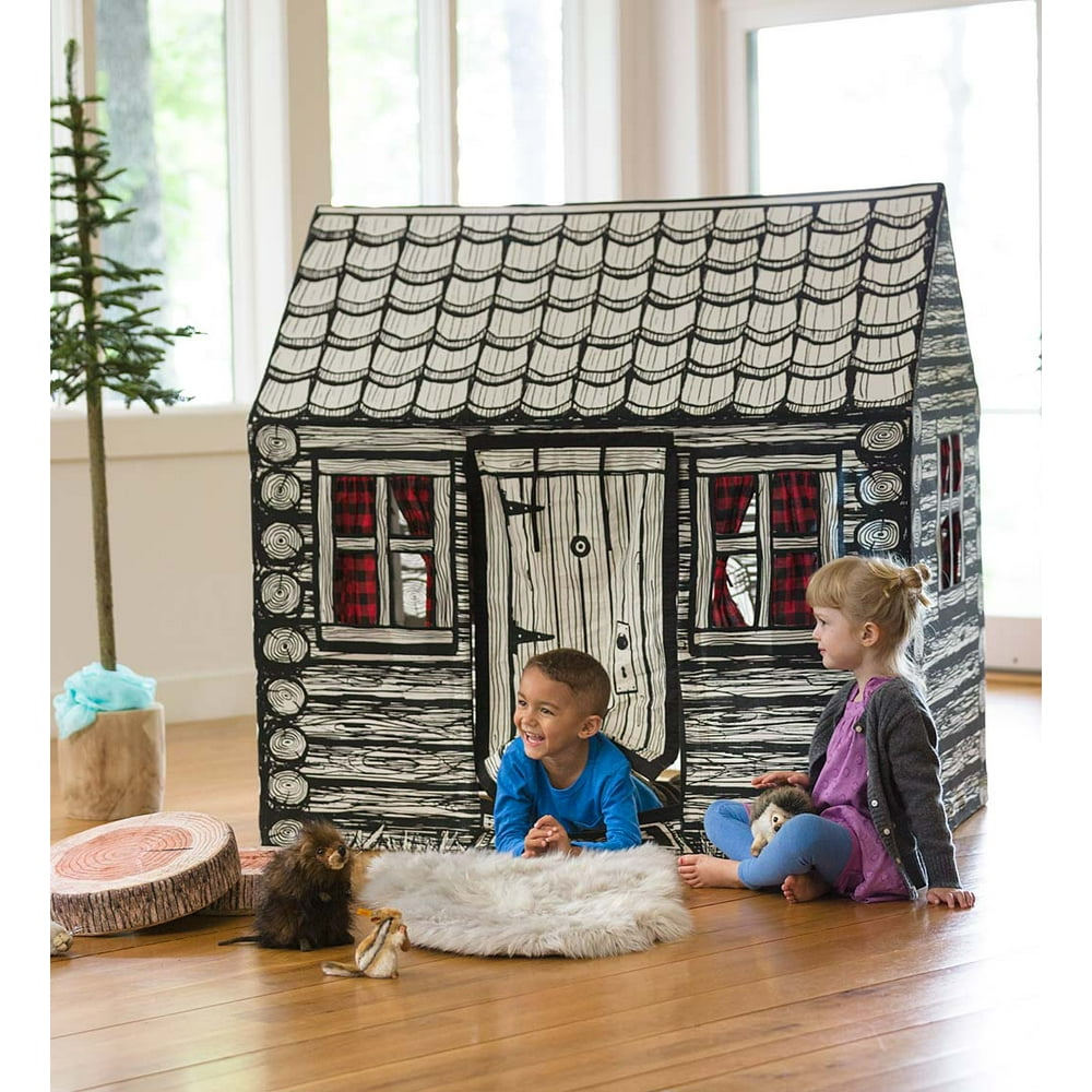 Log Cabin Tent for Kids Outdoor Play - Walmart.com - Walmart.com