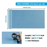 vinyl roll flooring PVC Blue Flooring Mat Tiles 39"x 197" Waterproof ...