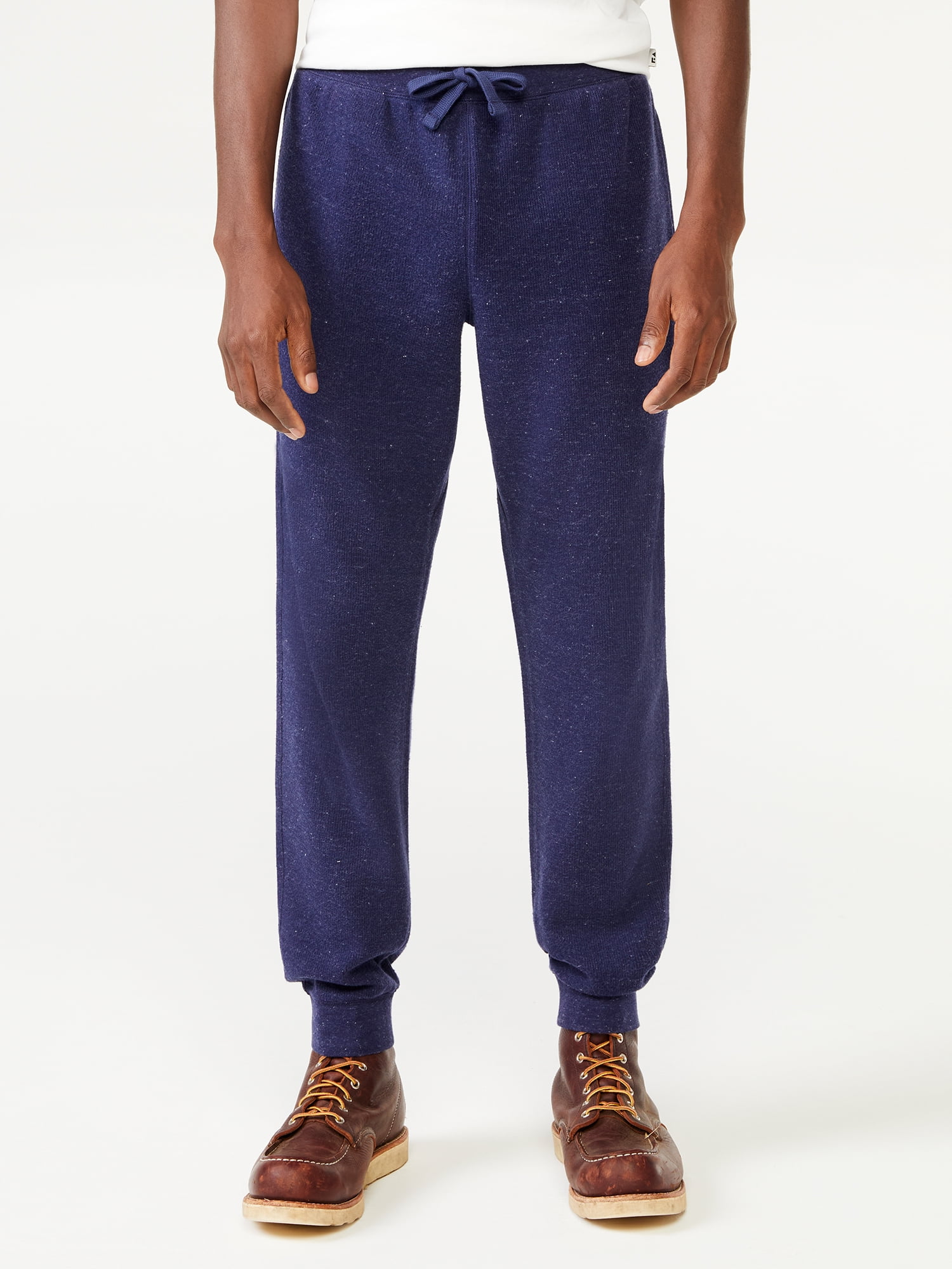 Free Assembly Men's Jacquard Rib Sweatpants - Walmart.com