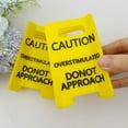 Overstimulated Caution Sign Hair Claw Clip, Yellow Caution Hair Clip ...