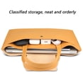 Computer Laptop Bag PU Leather Laptop Protective Case Waterproof ...