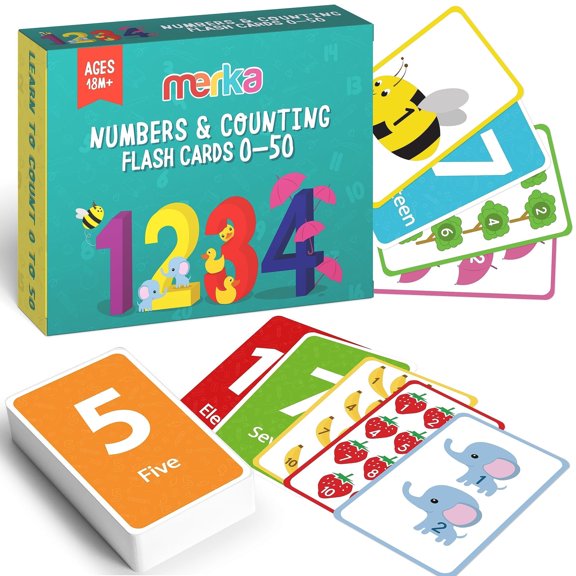 School Zone Publishing Numbers 0-25 Flash Cards - Walmart.com