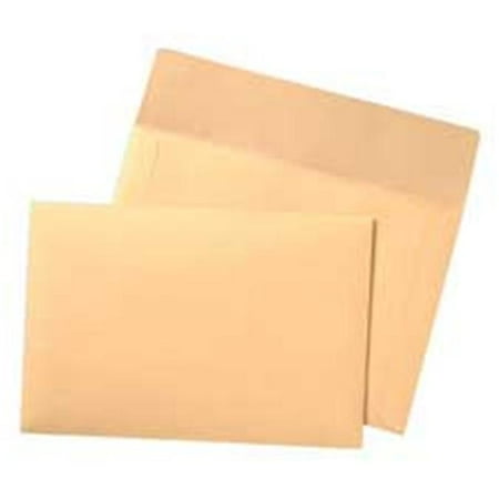 Flat Filing Envelope- 40 lb- 10in.x14-.75in.- 100 Count- Cameo Buff ...