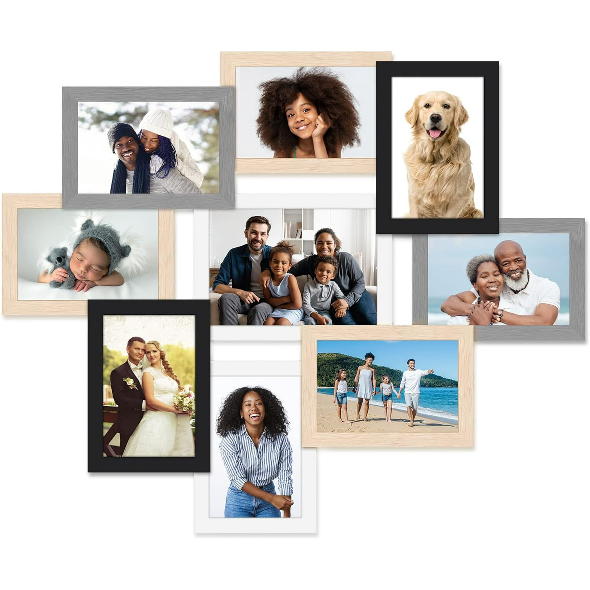 Click here for Surjde Picture Collage Frames  Mixed  One 5x7 (13x... prices