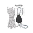 Rope&Roller,Rope&Rollers Paracord,Heavy Duty Outdoor Pulley Adjuster ...