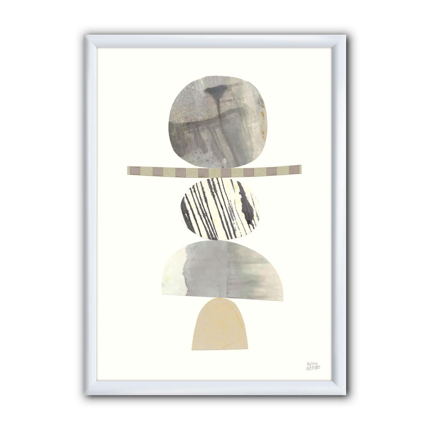 Designart Geometric Balance Neutral I Framed Wall Art - Walmart.ca