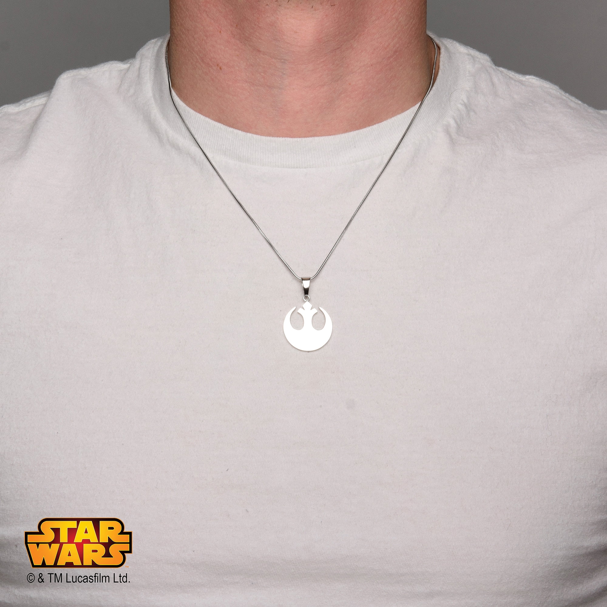 Star Wars Brandclub Stainless Steel Rebel Alliance Small Pendant 20