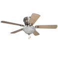 Bala 42'' Hugger Mount Ceiling Fan With Bowl Light, Oil Rubbed Bronze ...