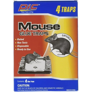 PIC Simple Set Plastic Mouse Traps, 2 Count, 6 Pack - 12 Total Traps ...