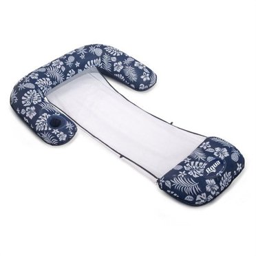 Solstice Vinyl Face To Face Pool Float, Blue - Walmart.com