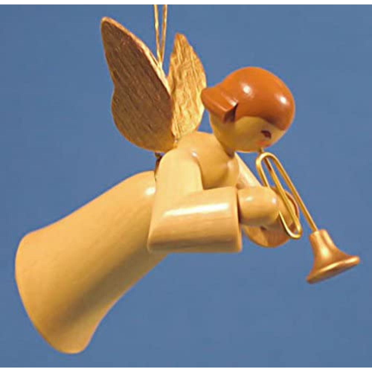 Buy Ornament Angel Playing Trumpet Made in Germany, Made in Germany ...